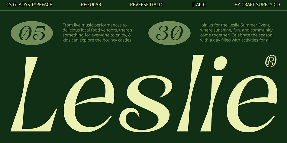 CS Gladys Font