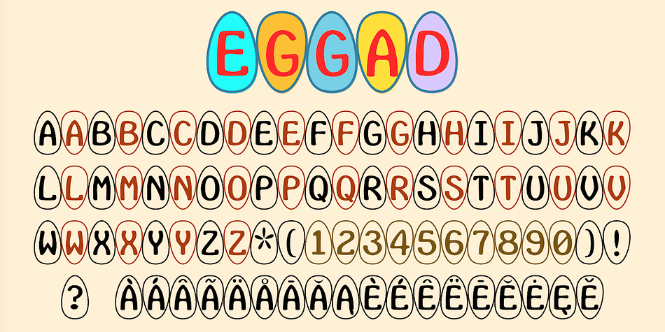 Eggad Font | Fontspring
