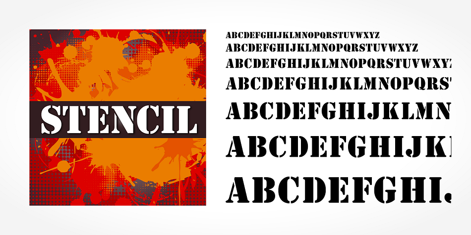 Stencil Pro Font