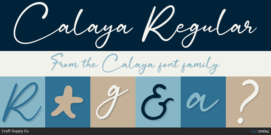 Calaya Regular Font