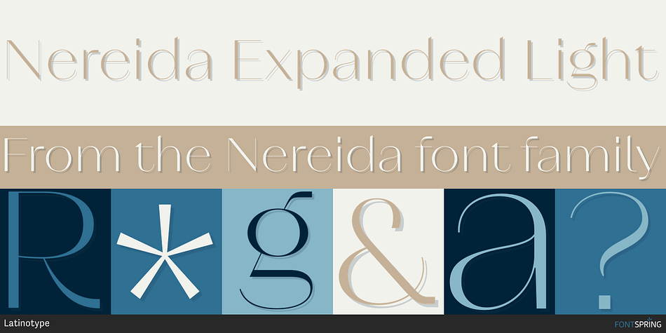 Nereida Expanded Light Font