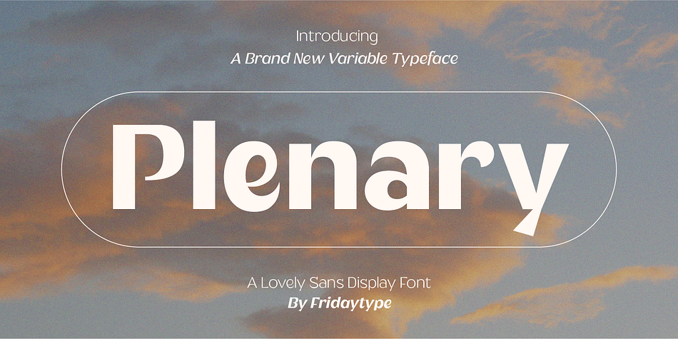 Plenary Font