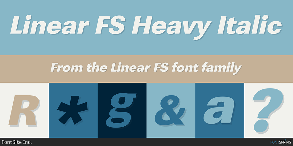 Linear FS Font