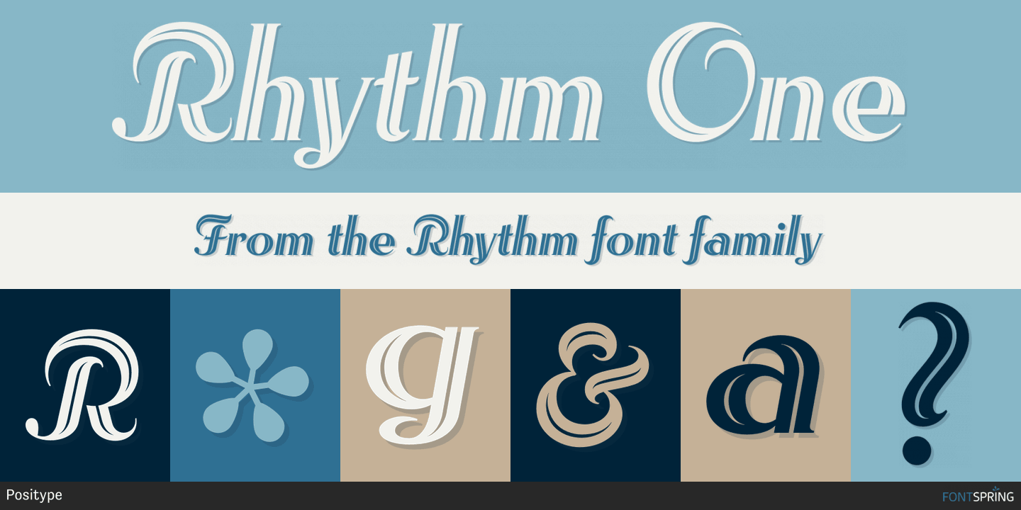 Rhythm Font