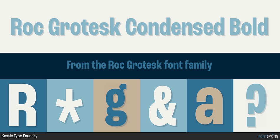 Roc Grotesk Condensed Font