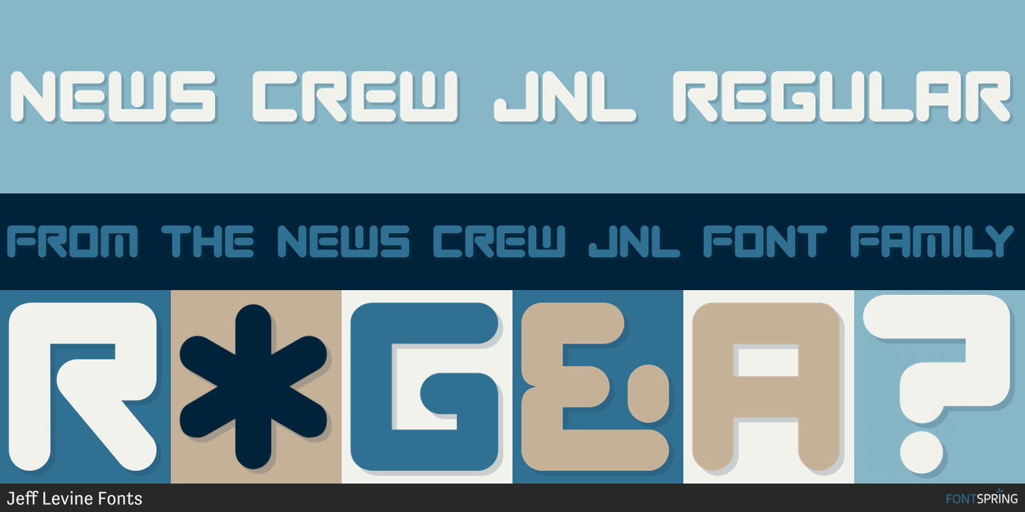 Fonts similar to News Crew JNL