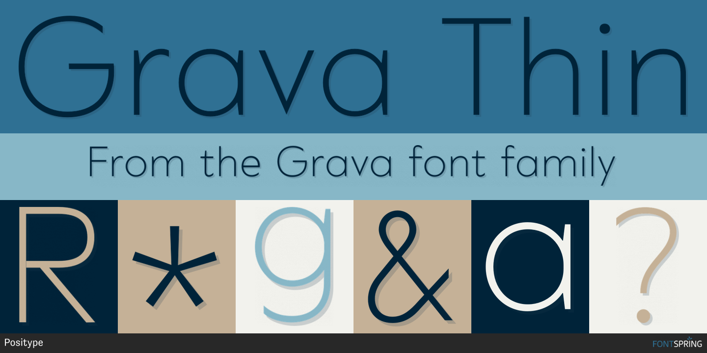Grava Font