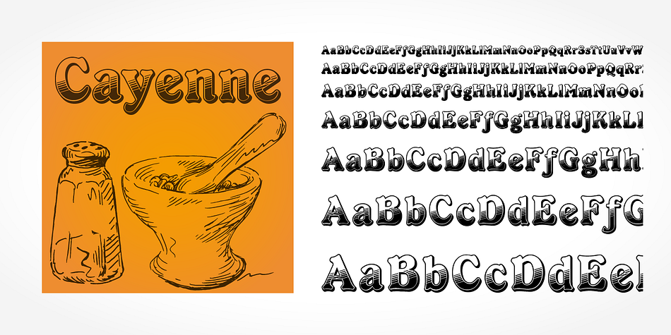 Cayenne Pro Font