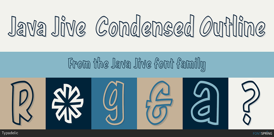 Java Jive Font | Fontspring