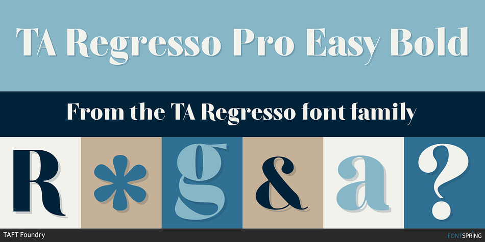 TA Regresso Pro Easy Bold Font