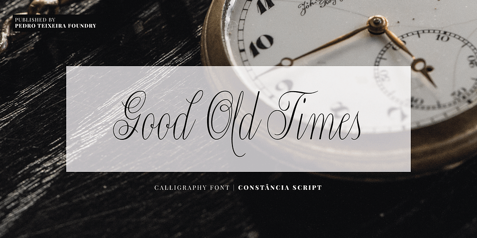 Constância Script Font