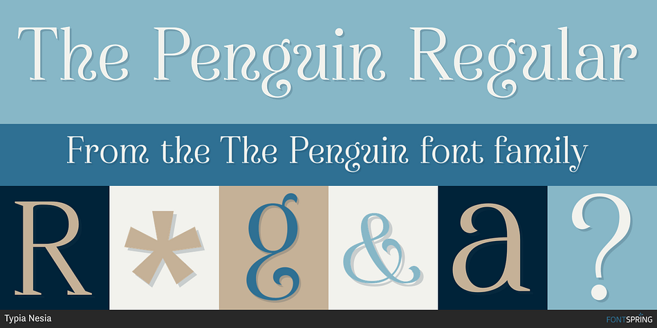 The Penguin Regular Font
