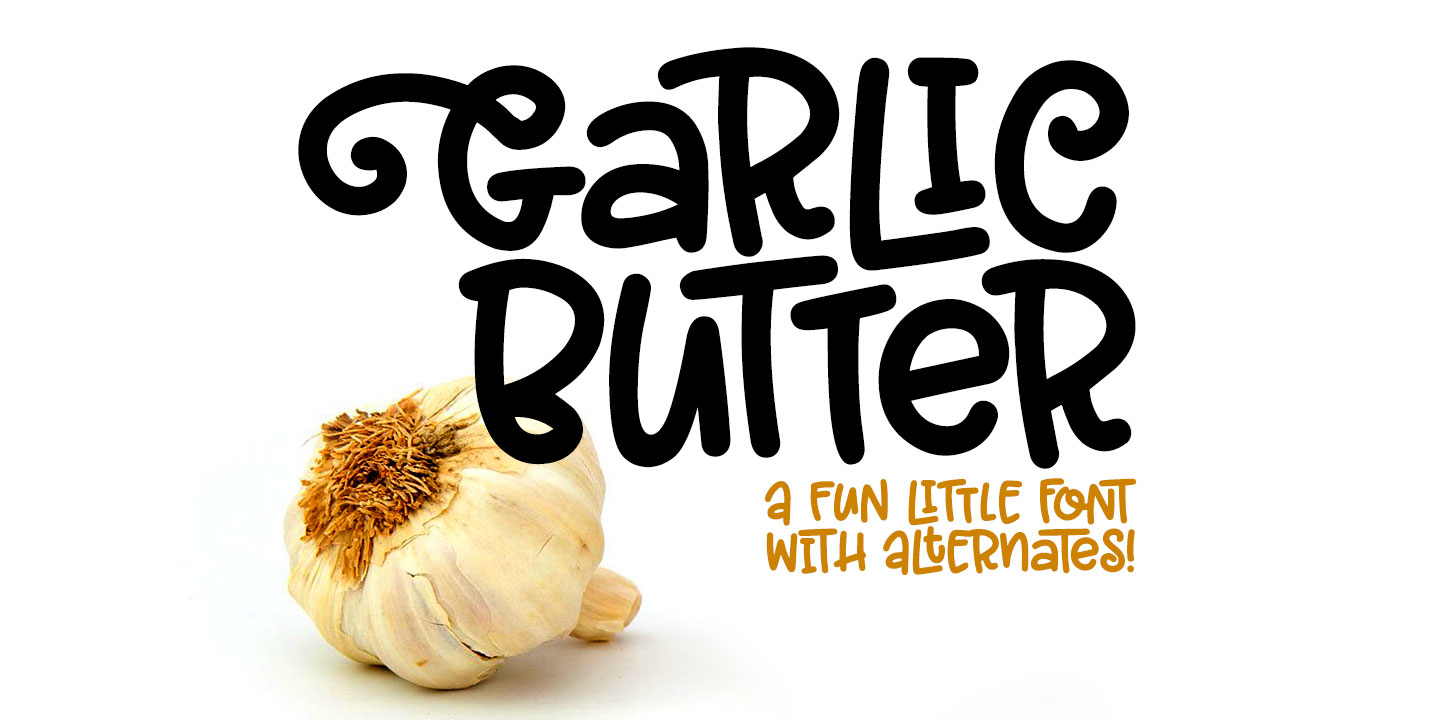 Garlic Butter Font
