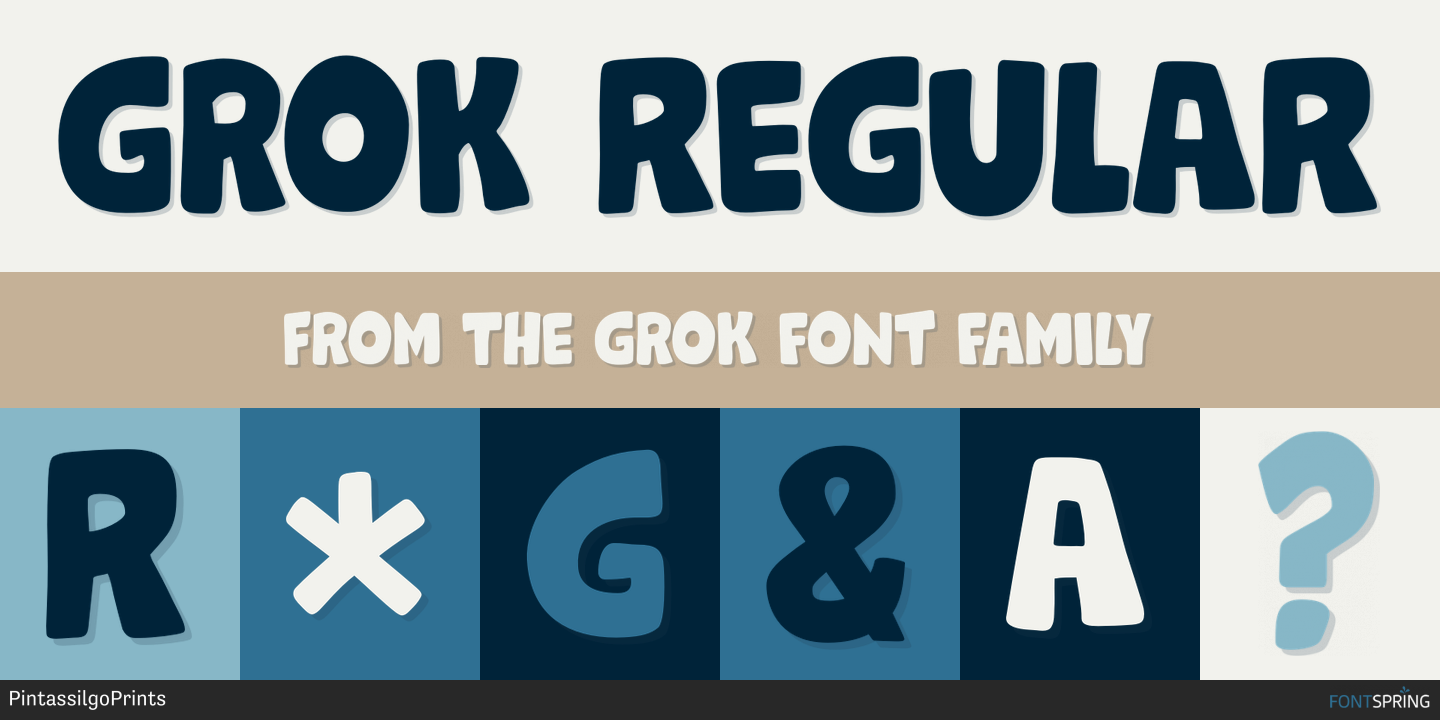 Similar Fonts To Grok
