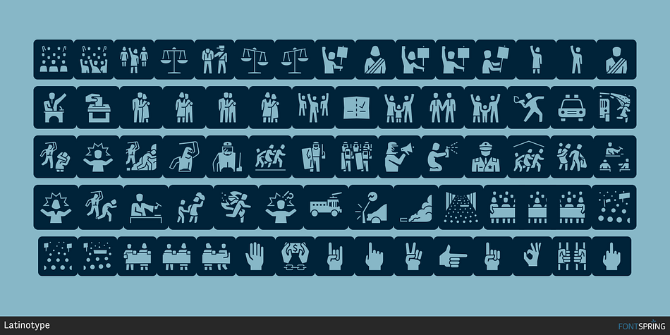 Informative Symbols Font