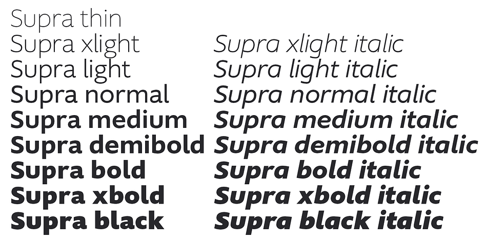 Supra Font