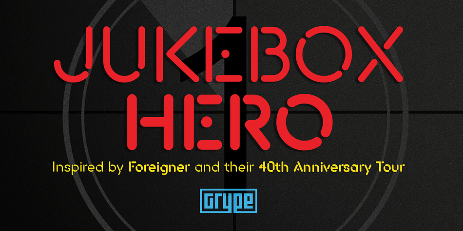 Jukebox Hero Font