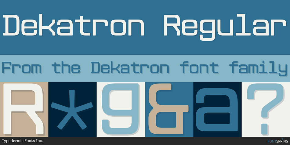 Dekatron Regular Font