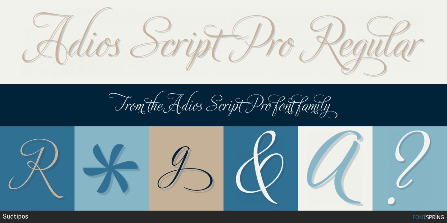 Fonts similar to Adios Script Pro