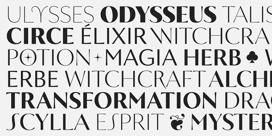 Circe contrast Font