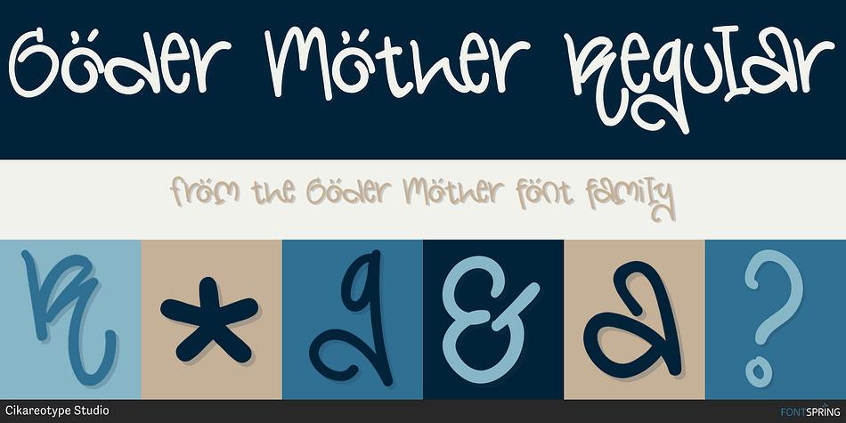Goder Mother Regular Font
