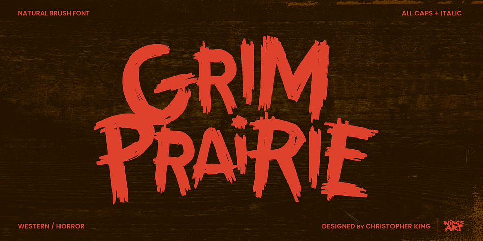 Grim Prairie Font