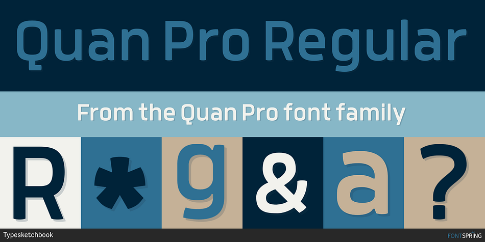 Quan Pro Regular Font