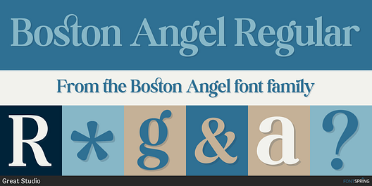Fonts similar to Boston Angel