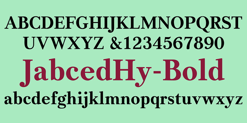 JabcedHy Font