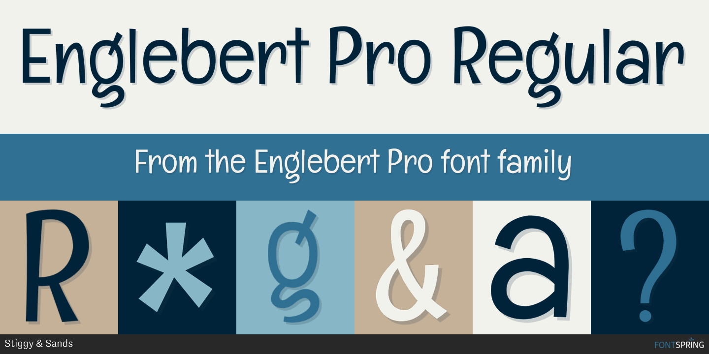 Similar Fonts To Englebert Pro