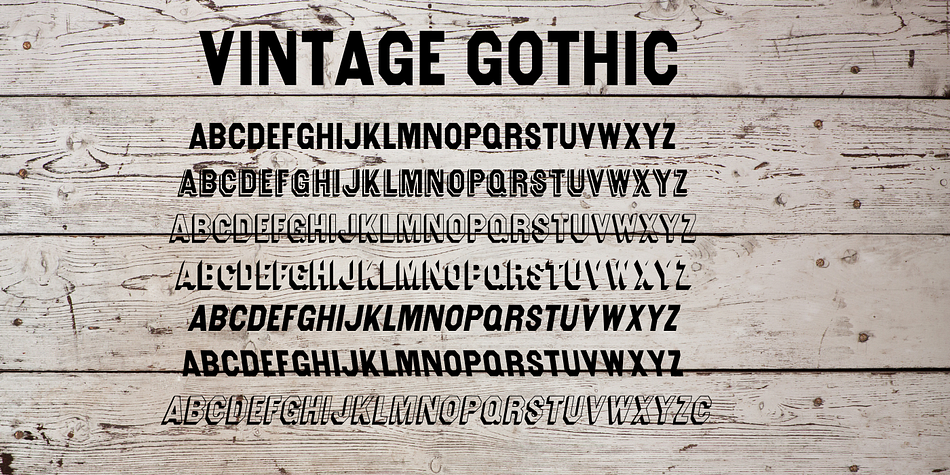 Vintage Gothic Font