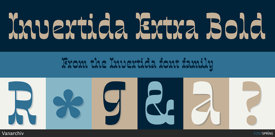 Invertida Extra Bold Font