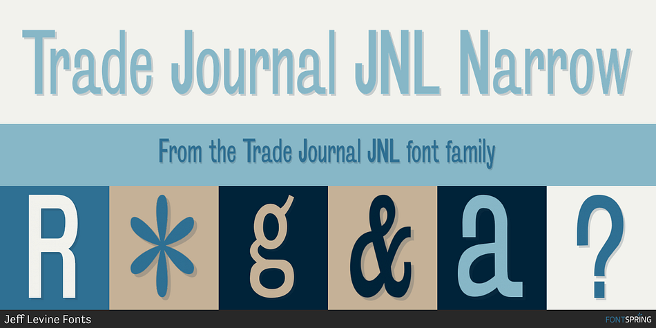 Trade Journal JNL Font
