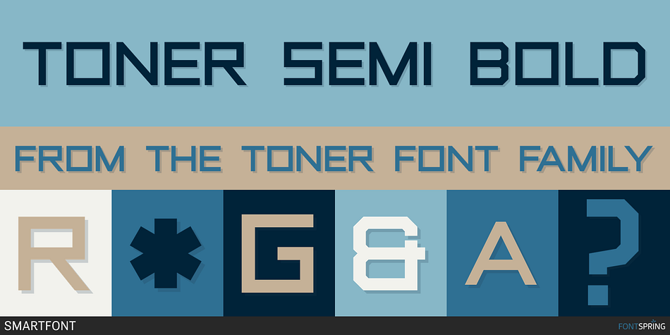 Toner Semi Bold Font