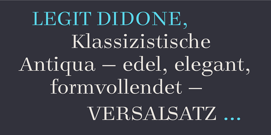Legit Didone Font
