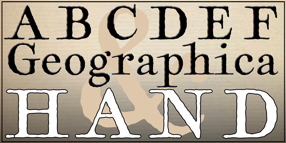 Geographica Hand Font