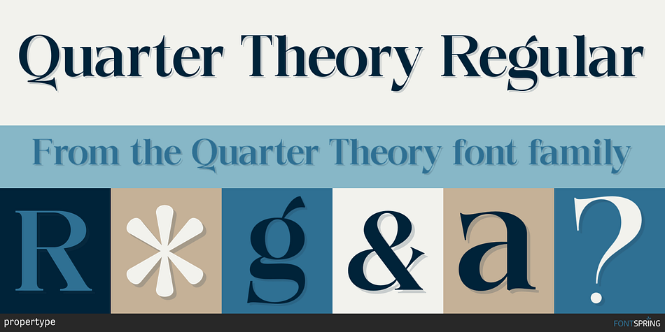Quarter Theory Regular Font