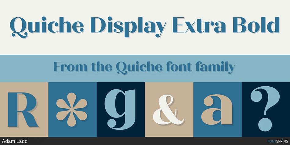 Quiche Display Font