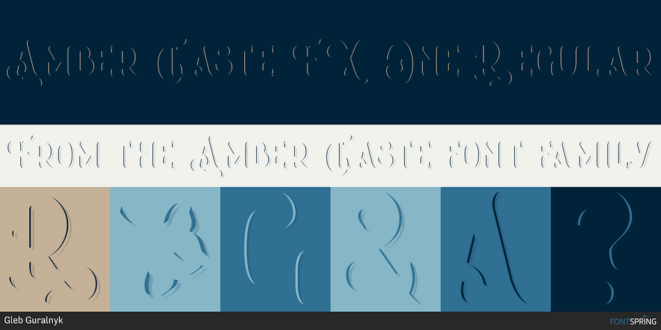 Amber Taste FX One Regular Font