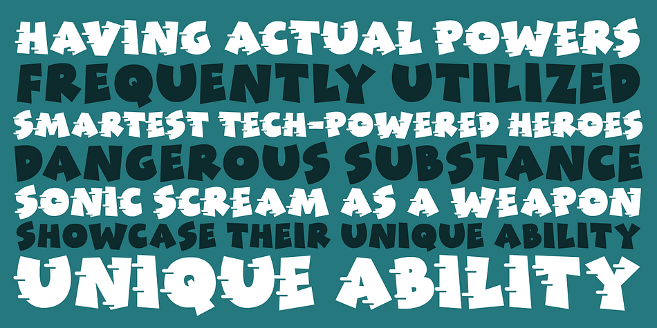 Fictional Powers Font