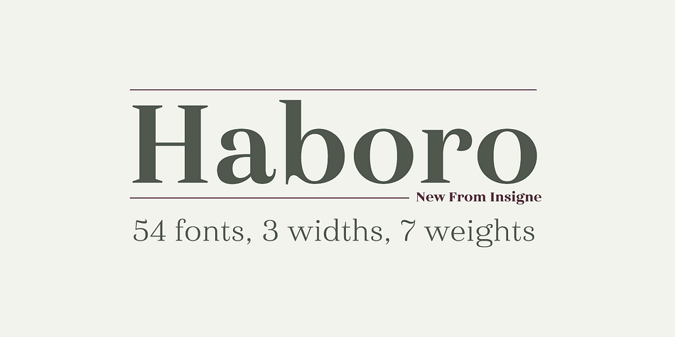 Haboro Font