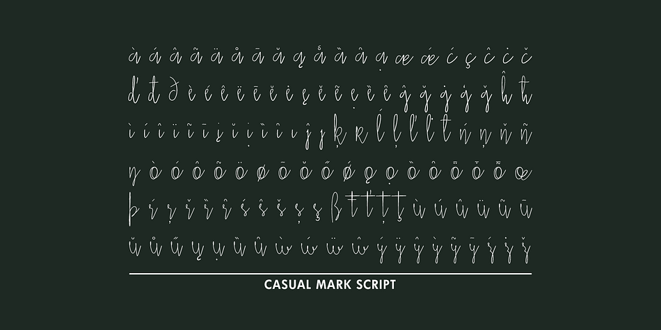Casual Mark Script Font