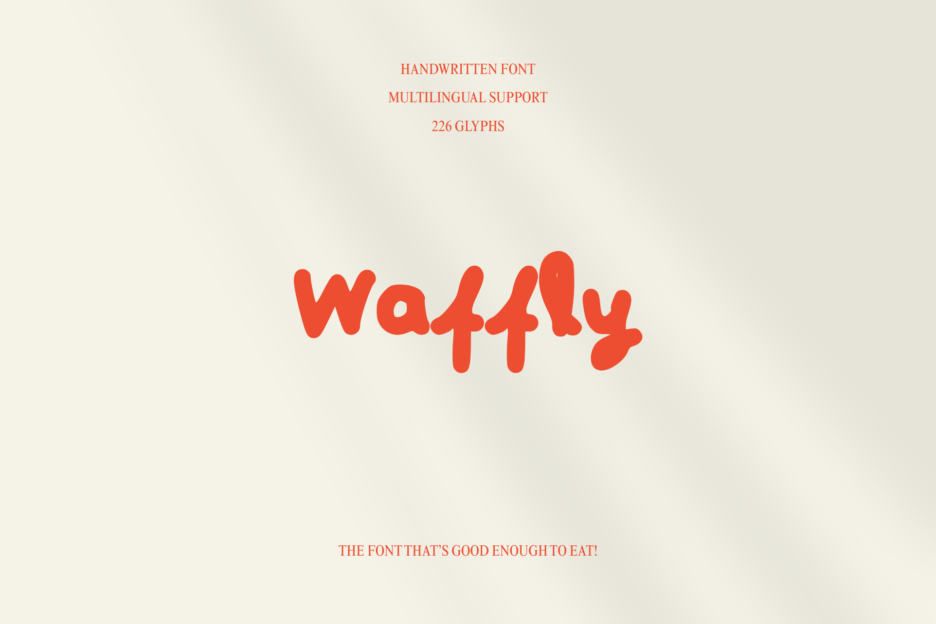 Waffly Font