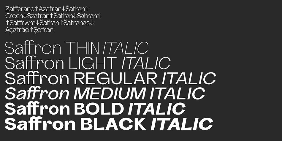 Saffron Grotesk Font