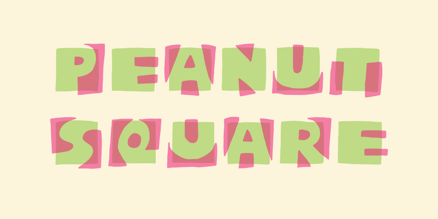 Peanut Square Font