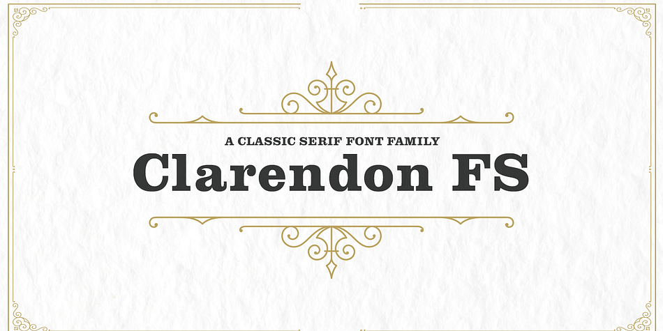 Clarendon FS Font