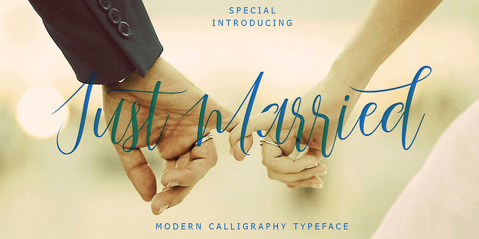 Just Married Font