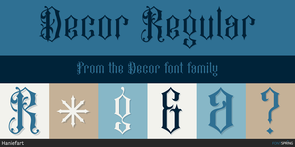Decor Regular Font