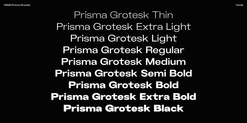 Prisma Grotesk Font