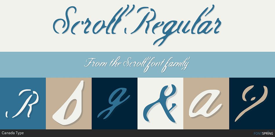 Scroll Font